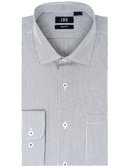 Camisa de vestir Jbe de algodón manga larga para hombre 1