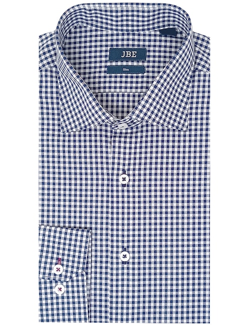 Camisa de vestir Jbe de algodón manga larga para hombre 1