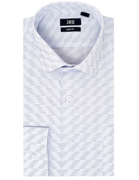 Camisa de vestir JBE de algodón manga larga para hombre