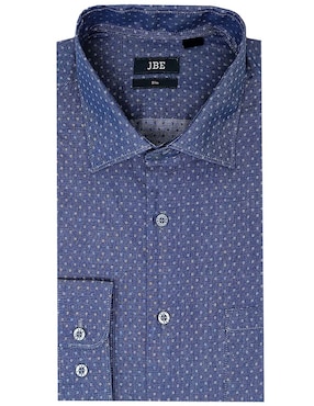Camisa de vestir JBE de algodón manga larga para hombre