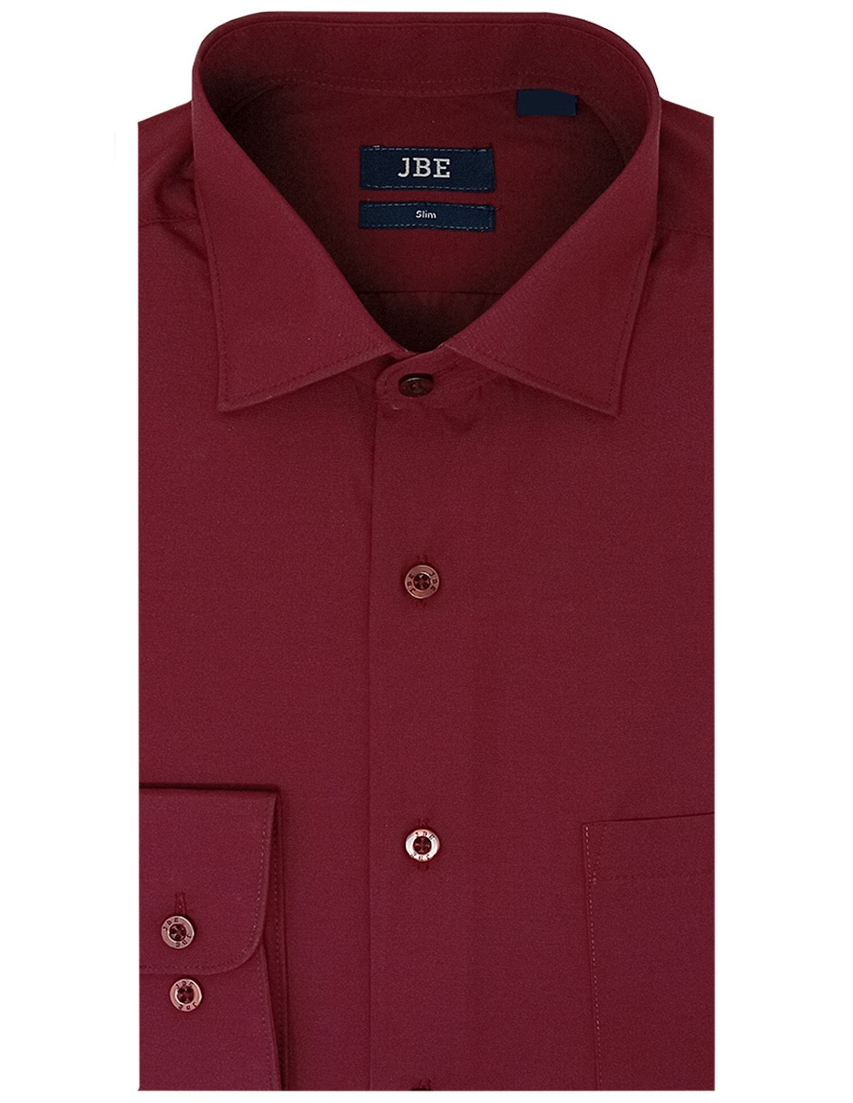Camisa de vestir JBE manga larga para hombre